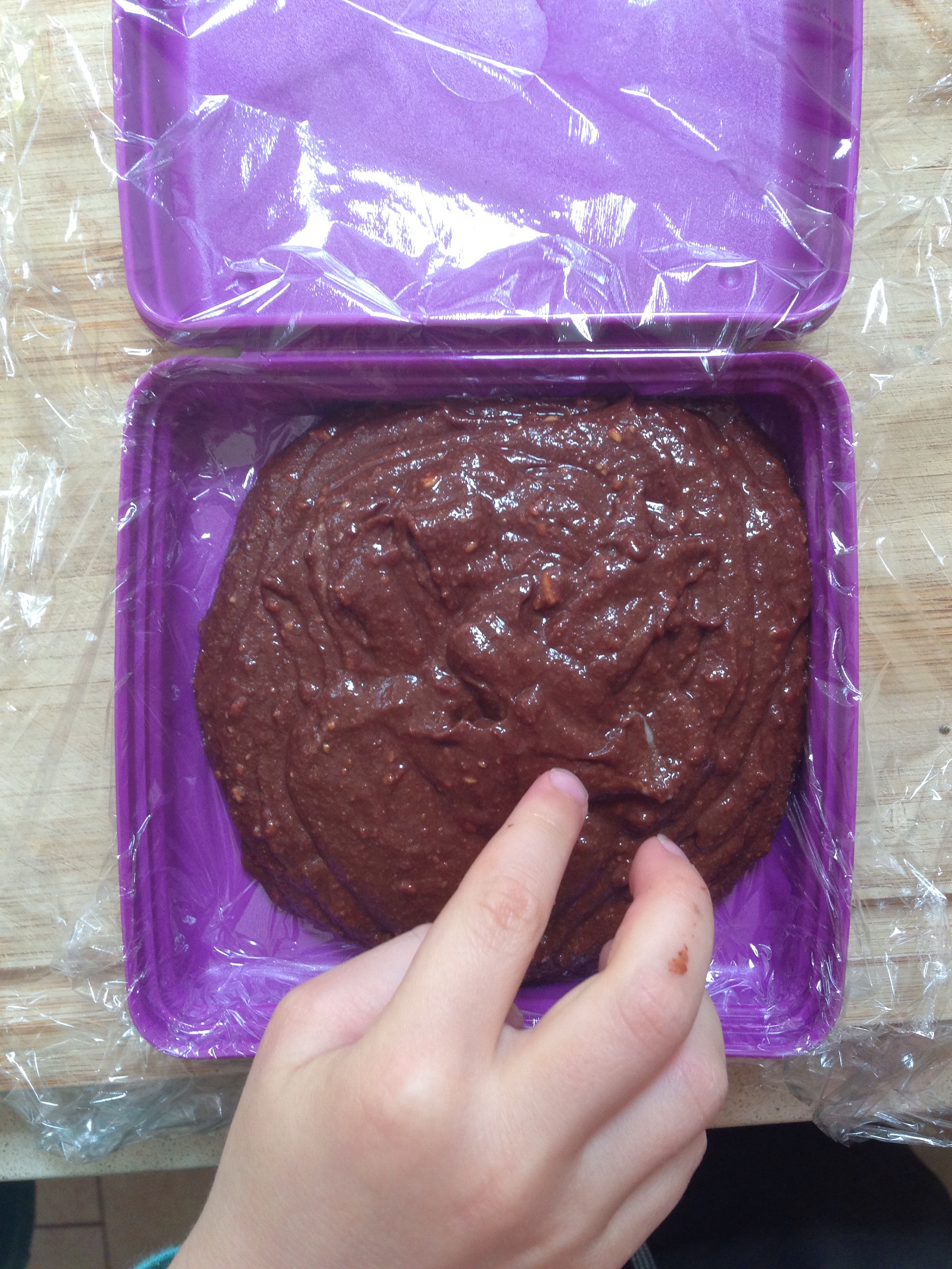 Nutty Chocolate Frozen Squares. | The Blushing Beetroot